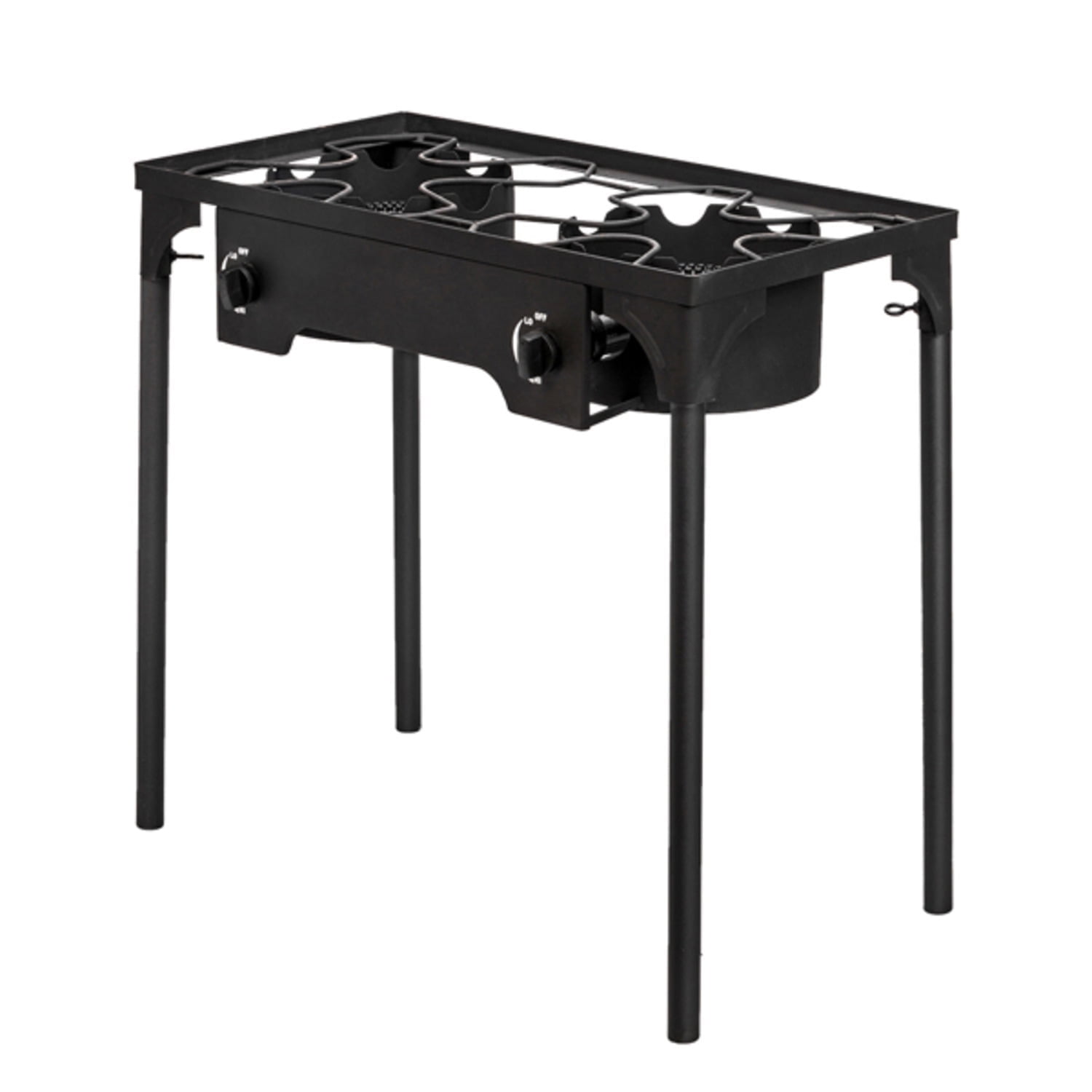 Rectangular double eyed four legged 150000BTU gas burner Outdoor Camp ...