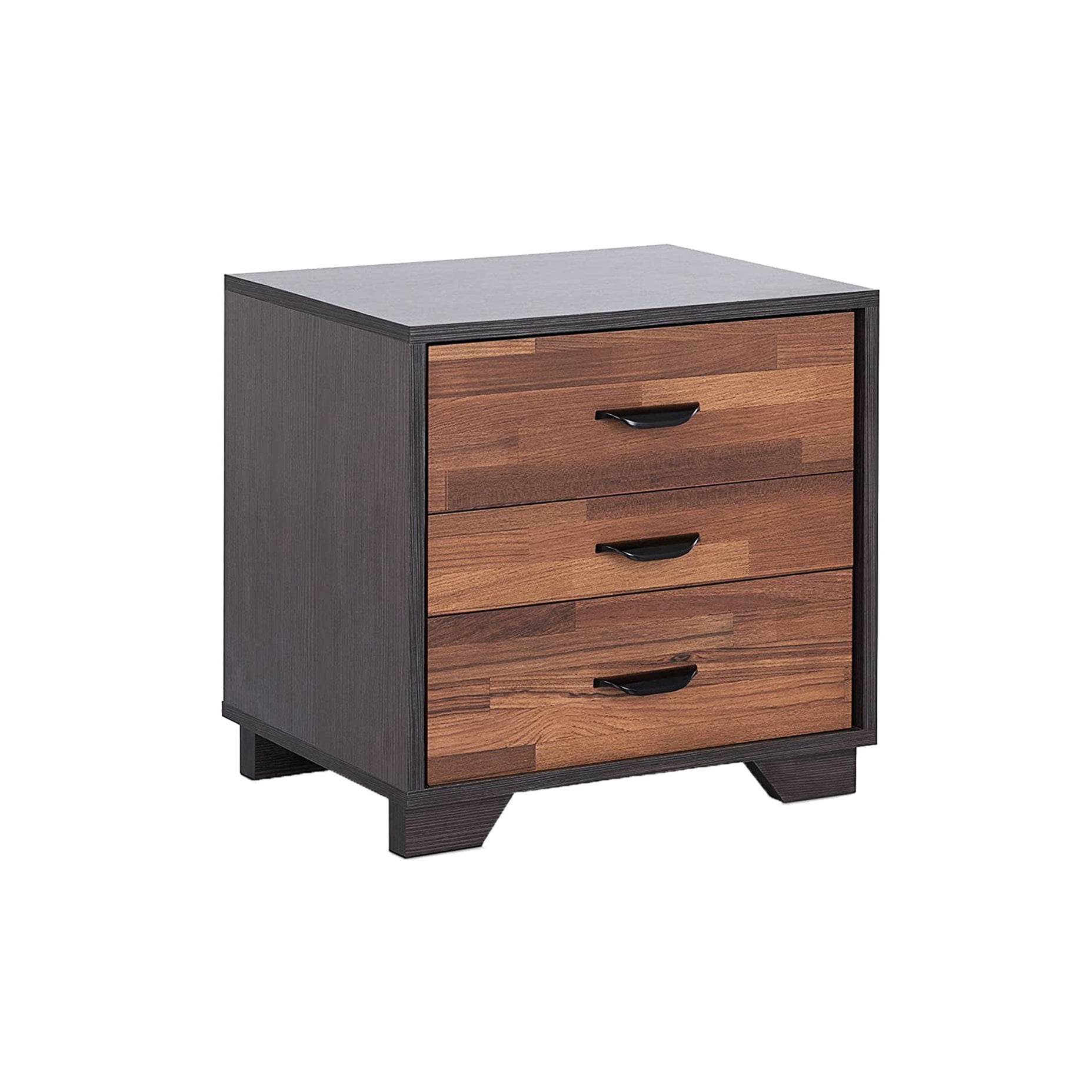 Rectangular nightstand for 3 drawers / In contemporary rooms ...