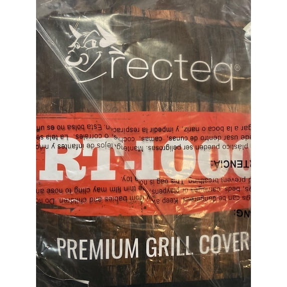 Recteq RT-1000 Premium Grill Cover Black Heavy Duty 350g PVC Polyester ...