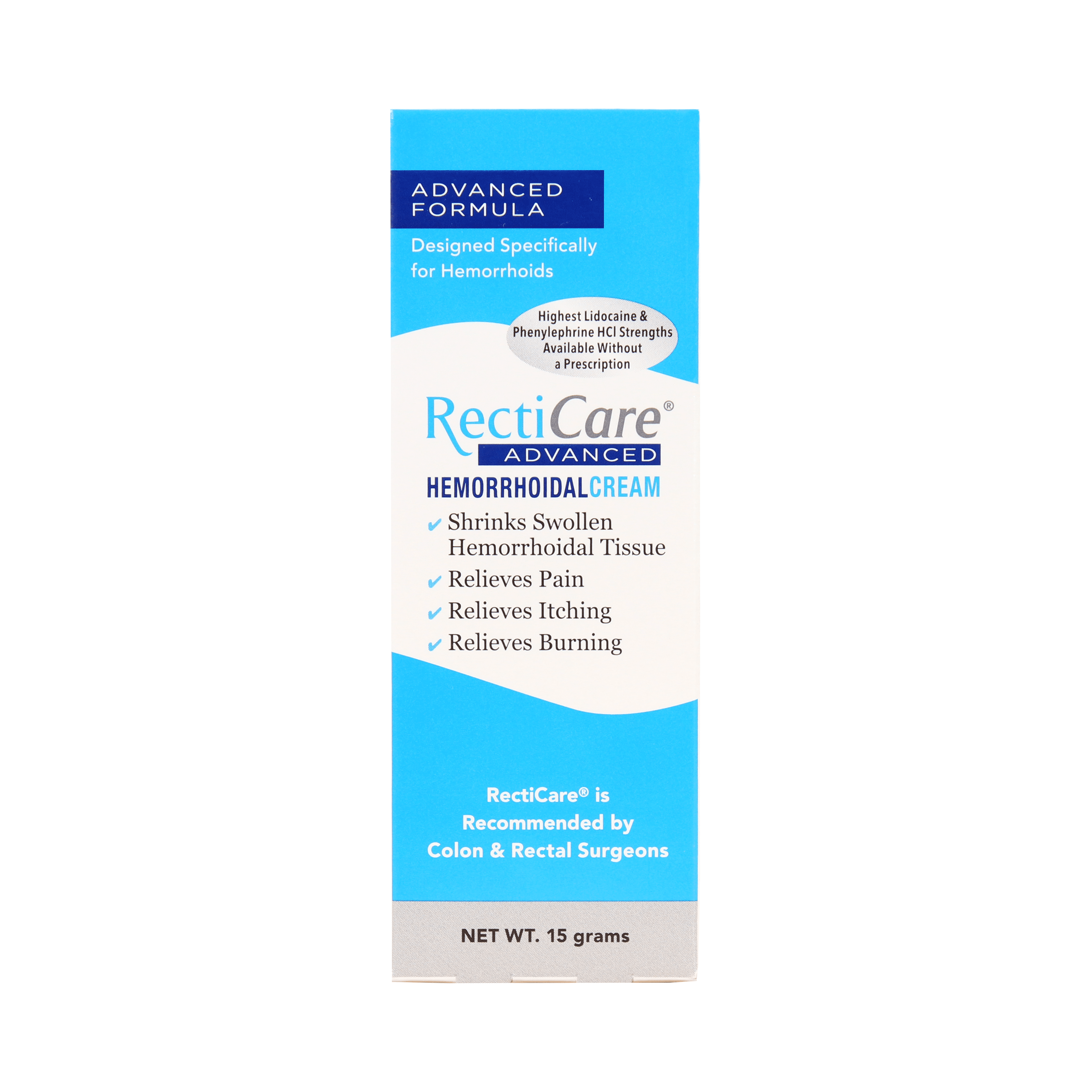 RectiCare Advanced Hemorrhoidal Cream, over-the-counter, 15 g - Walmart.com