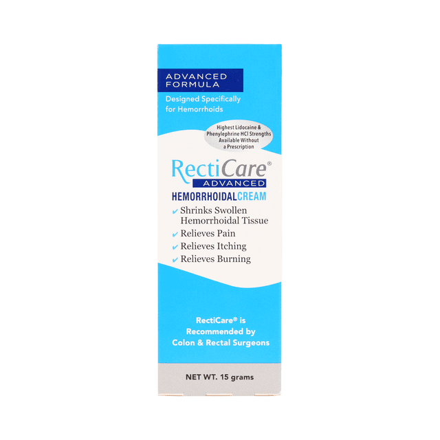 RectiCare Advanced Hemorrhoidal Cream, over-the-counter, 15 g - Walmart.com