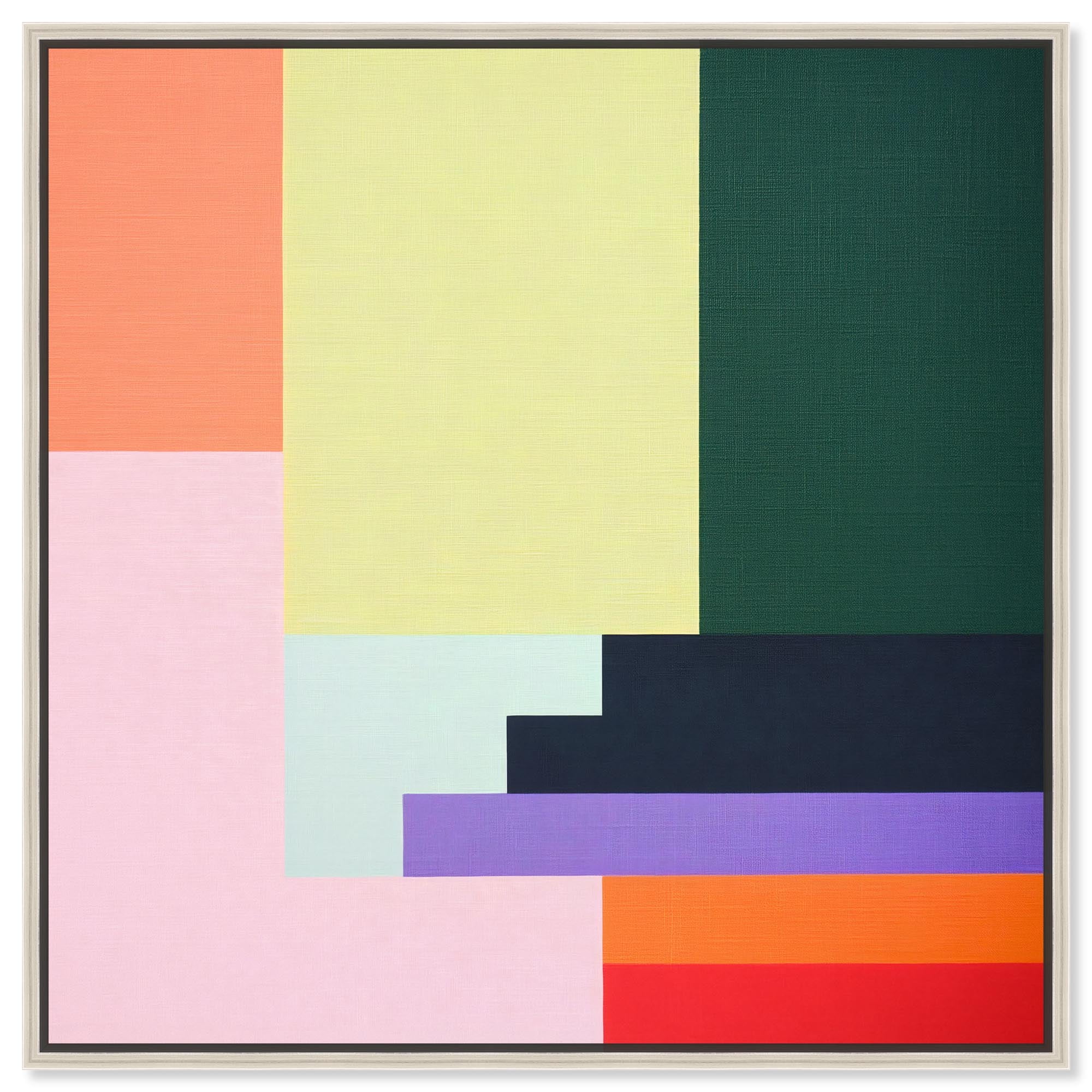 Rectilinear Rhapsody II Canvas Modern Geometric Art by Art Remedy ...