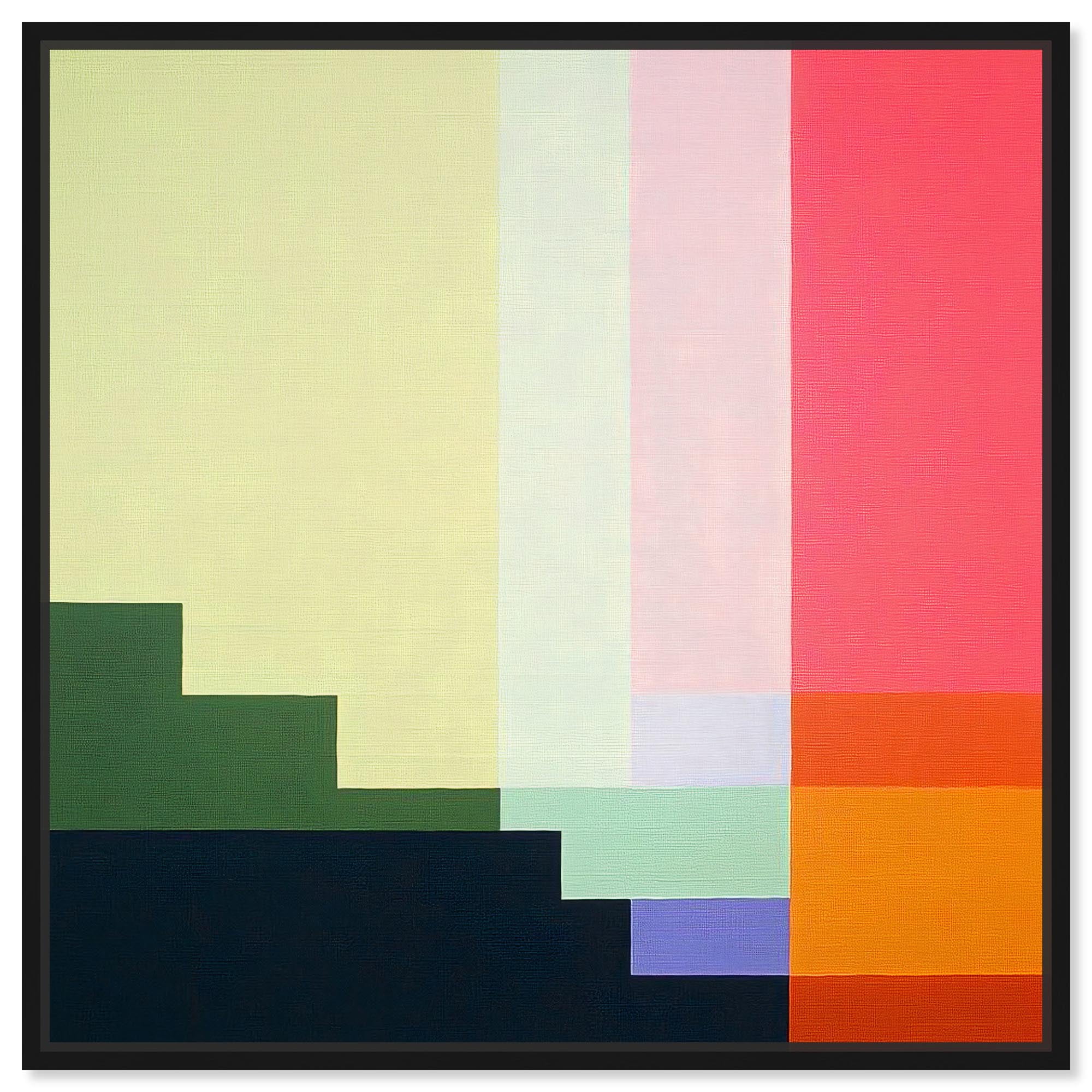 Rectilinear Rhapsody III Canvas Modern Geometric Art by Art Remedy ...