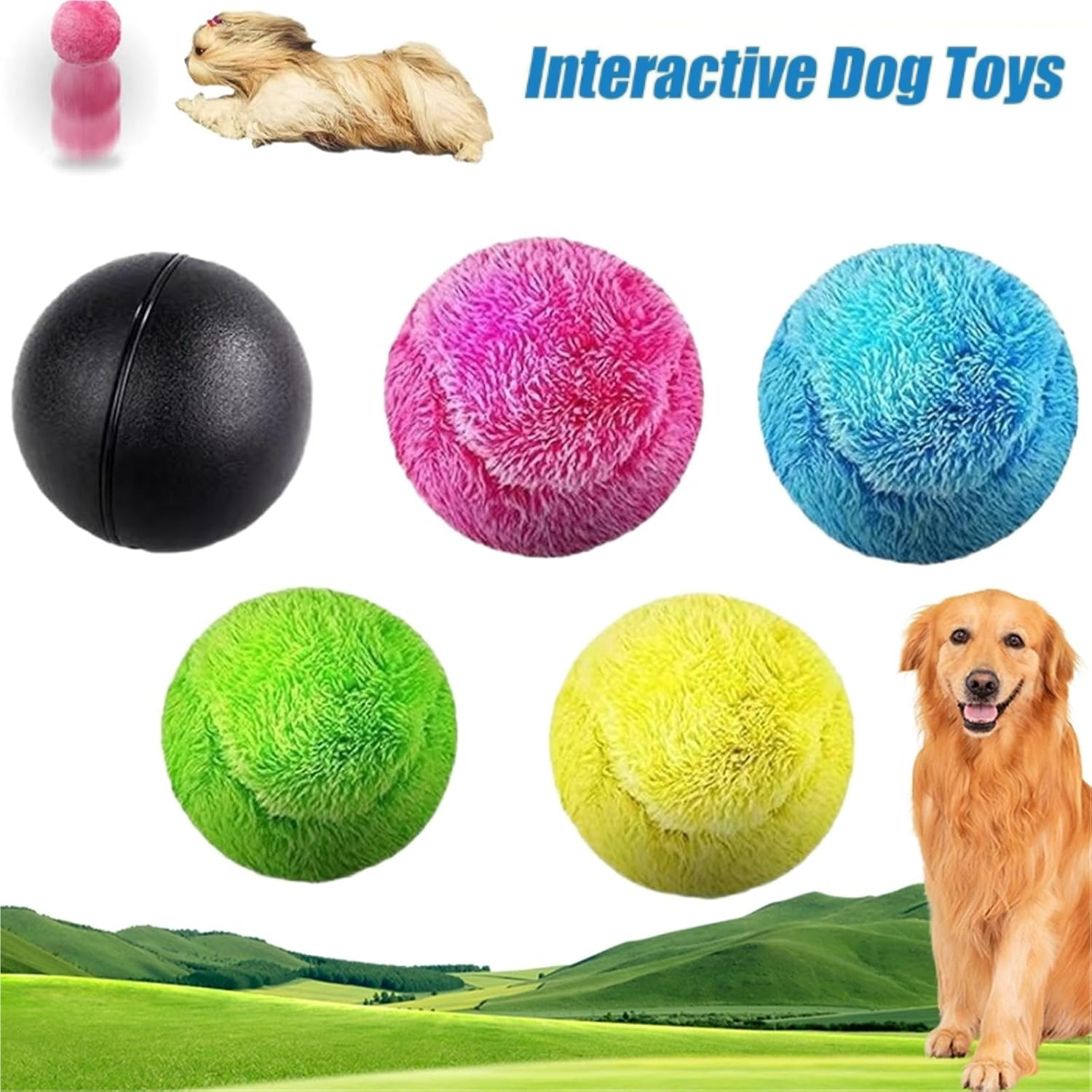 Rectionrae Active Rolling Ball, Rectionrae Dog Balls, Anti-Anxiety ...
