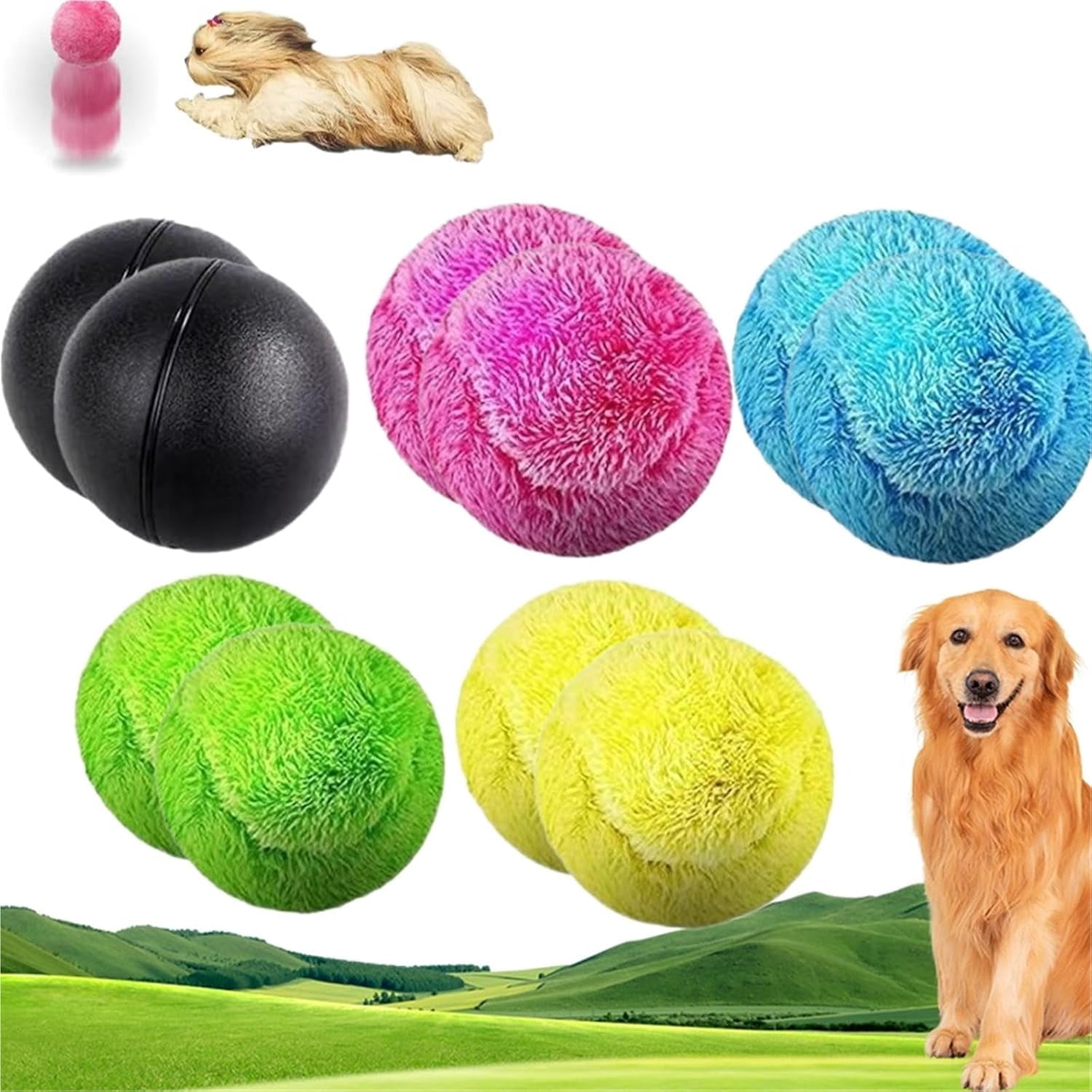 Rectionrae Active Rolling Ball, Rectionrae Dog Balls, Anti-Anxiety ...