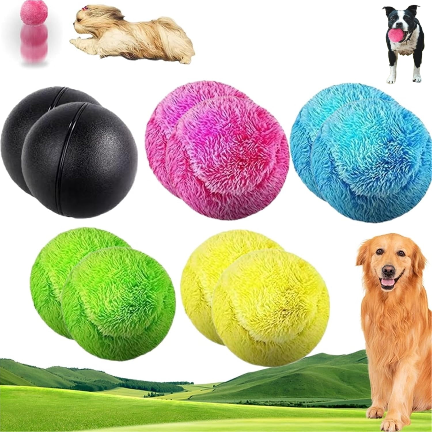 Rectionrae Active Rolling Ball, Rectionrae Dog Balls, Anti-Anxiety ...