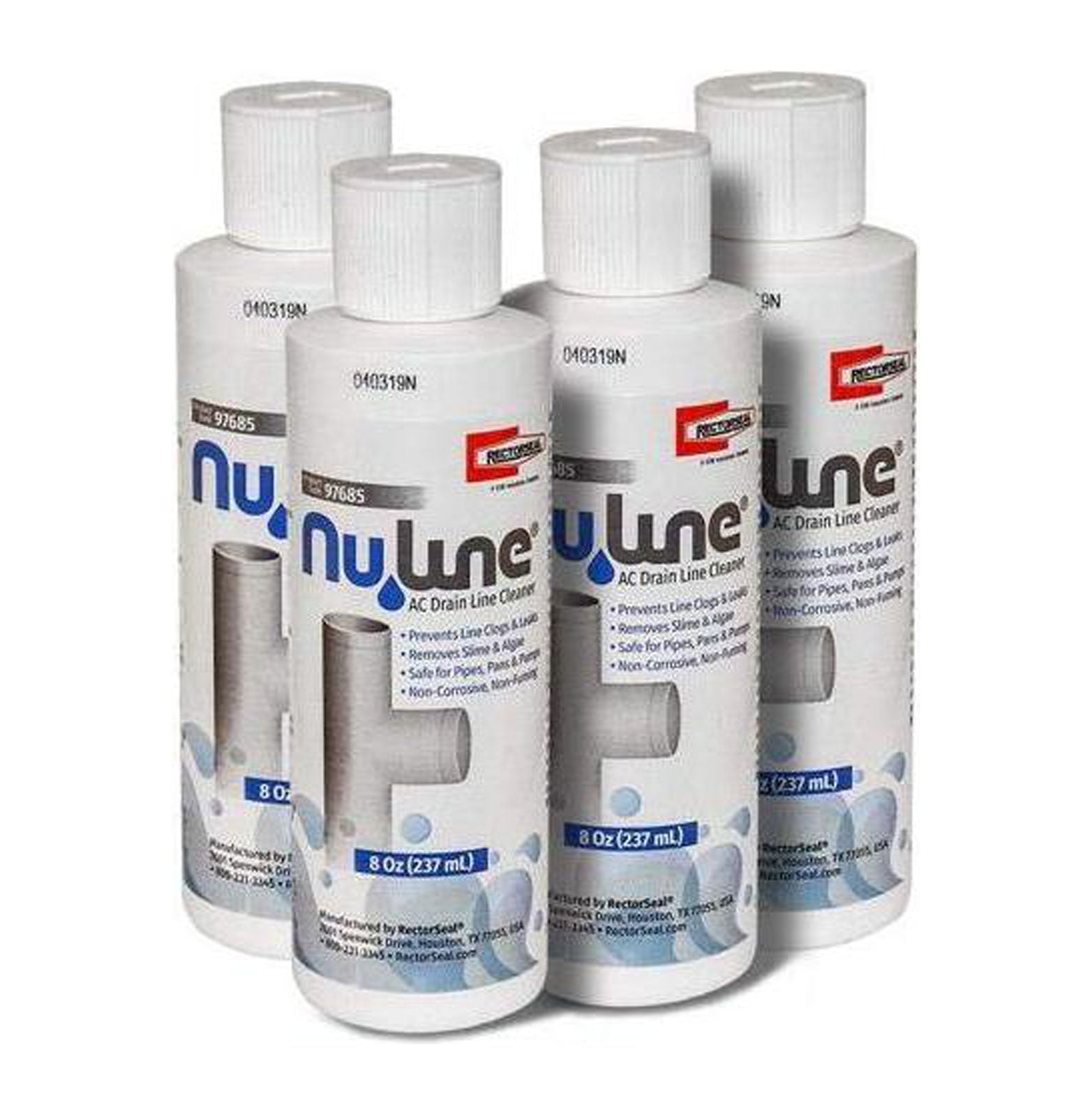 RectorSeal NuLine AC Drain Line Cleaner 97685, Prevent Clogs and Water ...