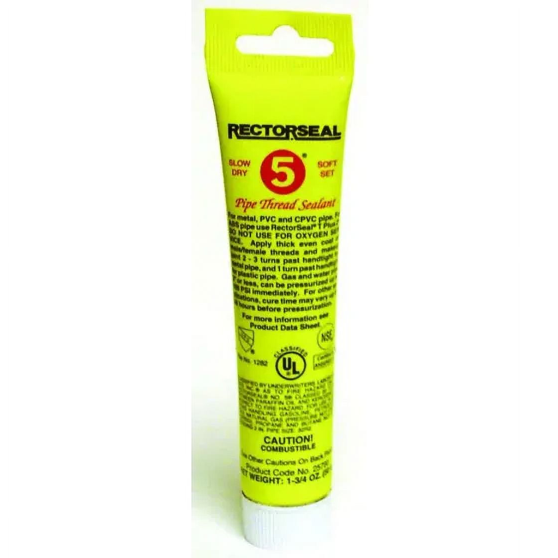 Rectorseal 25790 1 3/4 Ounce #5 Pipe Thread Sealant - Walmart.com