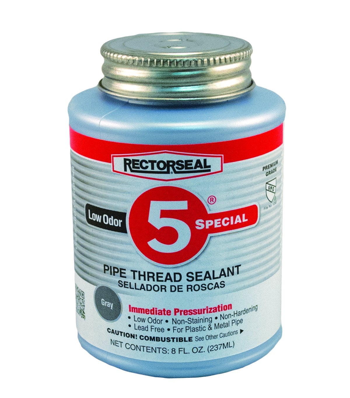 Rectorseal 26551 1/2 Pint Brush Top No.5 Special Pipe Thread Sealant CA1 - Walmart.com