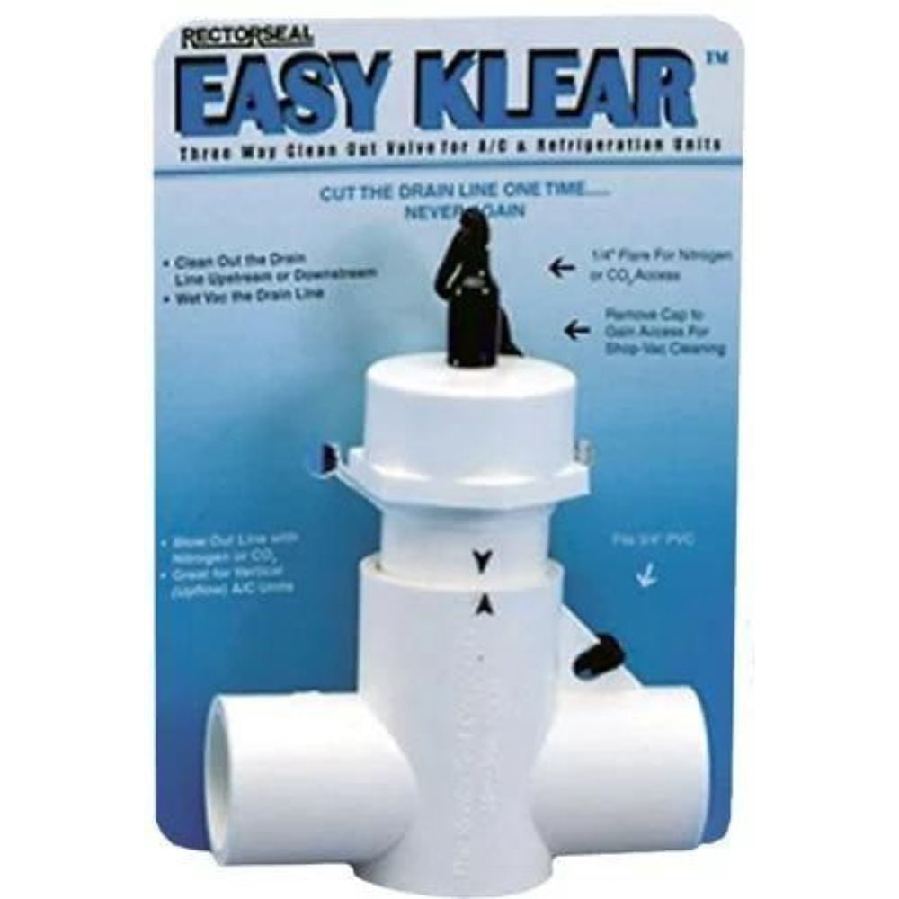 Rectorseal 97585 - Easy Klear Is A Three-Way Cleanout Valve For A/C And ...