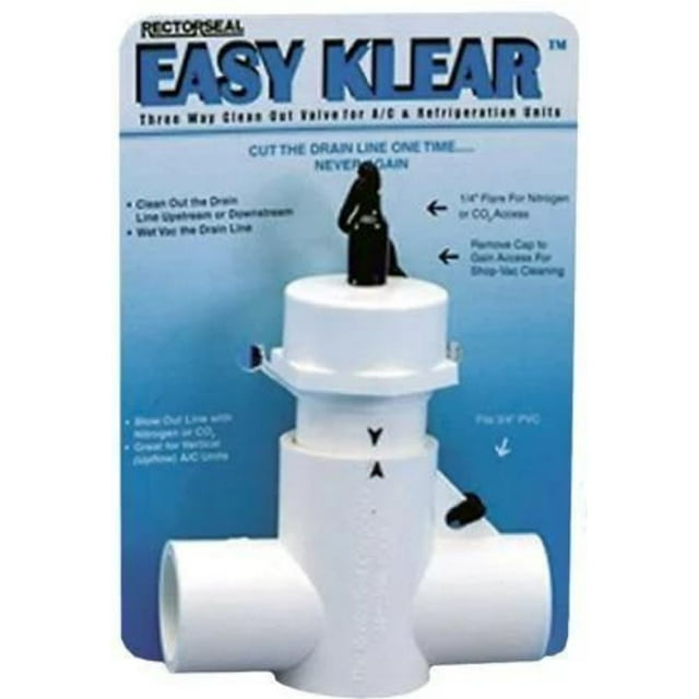 Rectorseal 97585 - Easy Klear Is A Three-Way Cleanout Valve For A/C And ...