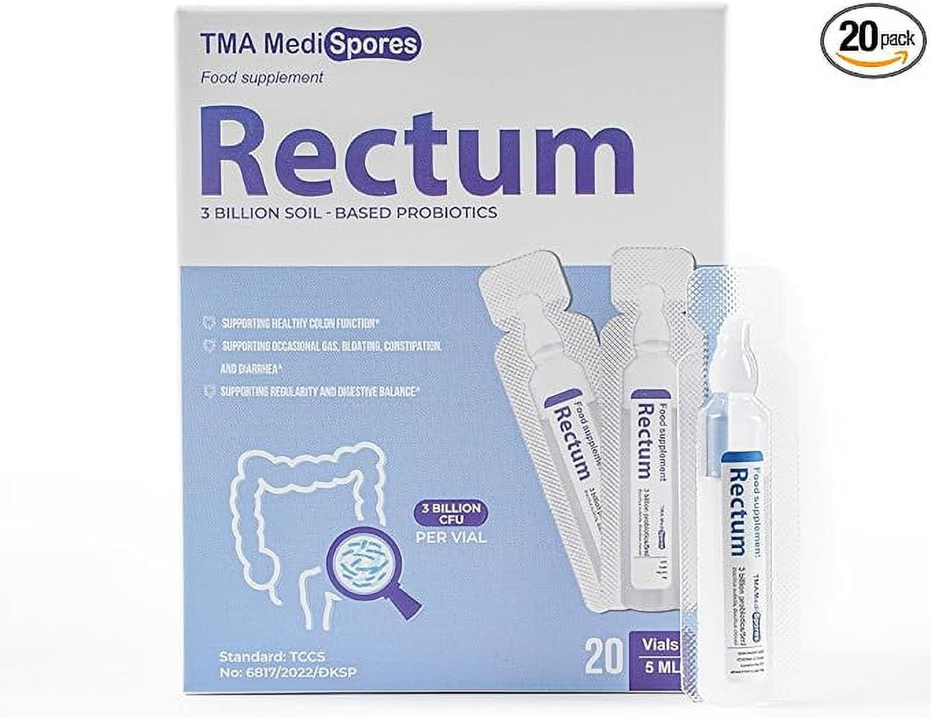 Rectum Colon Health Liquid Spore Probiotic, Daily Probiotics for Colon ...