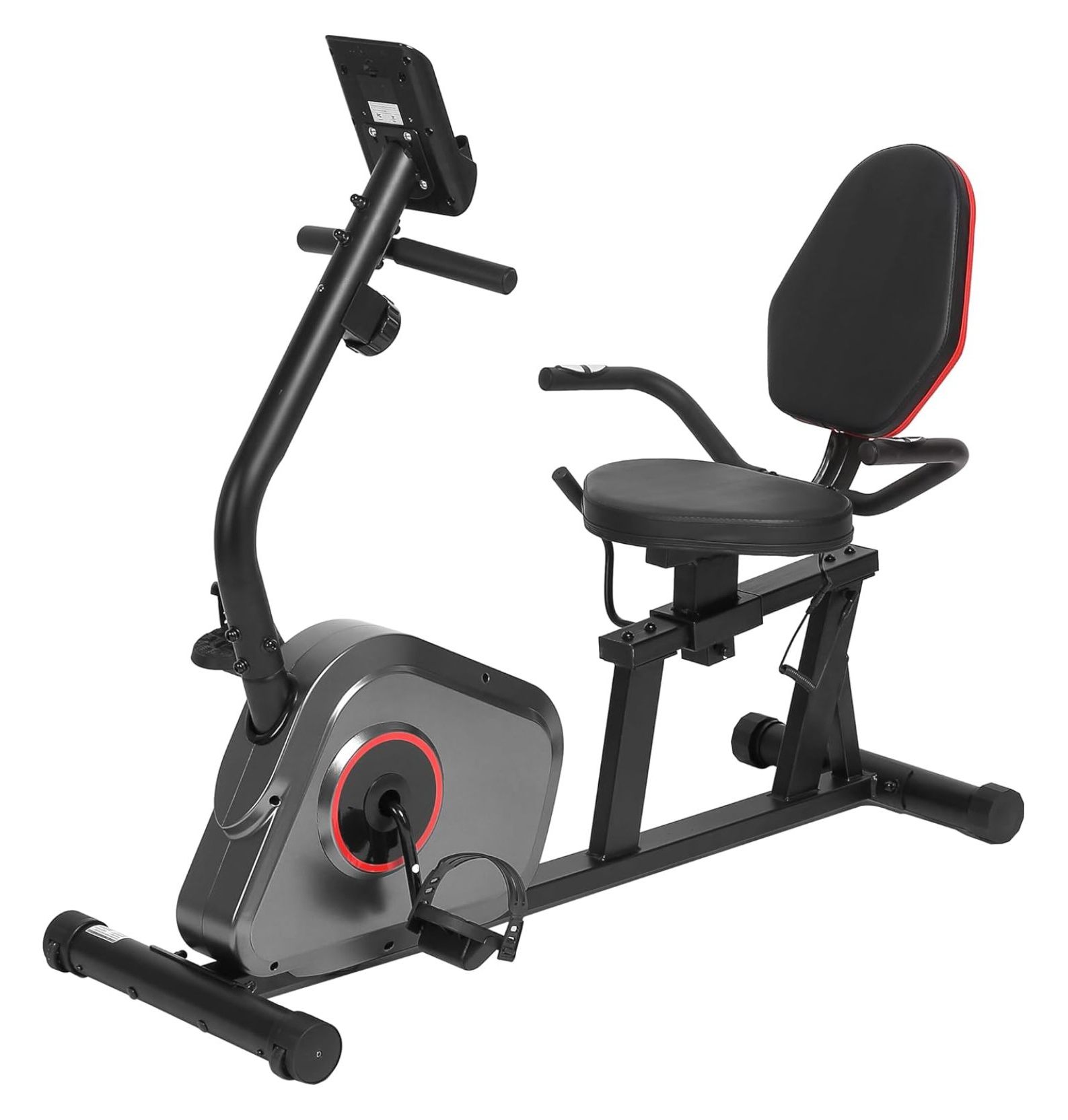 Recumbent Exercise Bike Stationary Bike Exercise Bikes for Home with 8 ...
