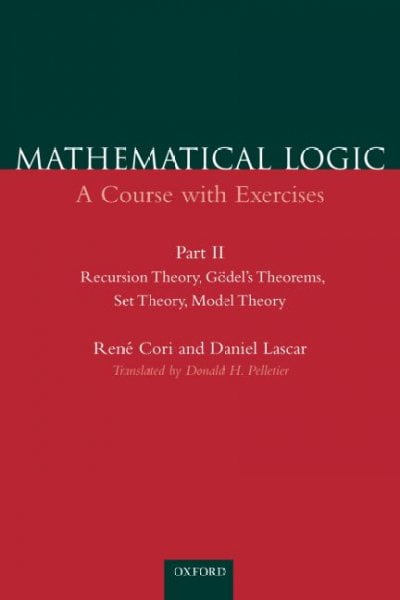 Pre-Owned Recursion Theory Mathematical Logic: A Course with Exercises ... Pre-Owned Recursion Theory Mathematical Logic: A Course with Exercises ...