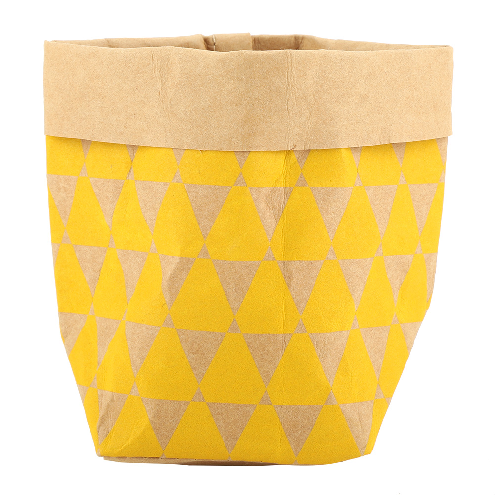 Recyclable Kraft Paper Flower Pot Sleeve - 8x8x15cm - Decorative ...