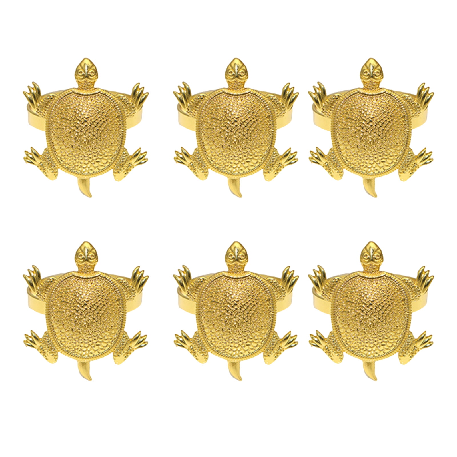 Recyclable Metal Napkin Circlets Highlighting Cowrie Echinoderm Theme ...