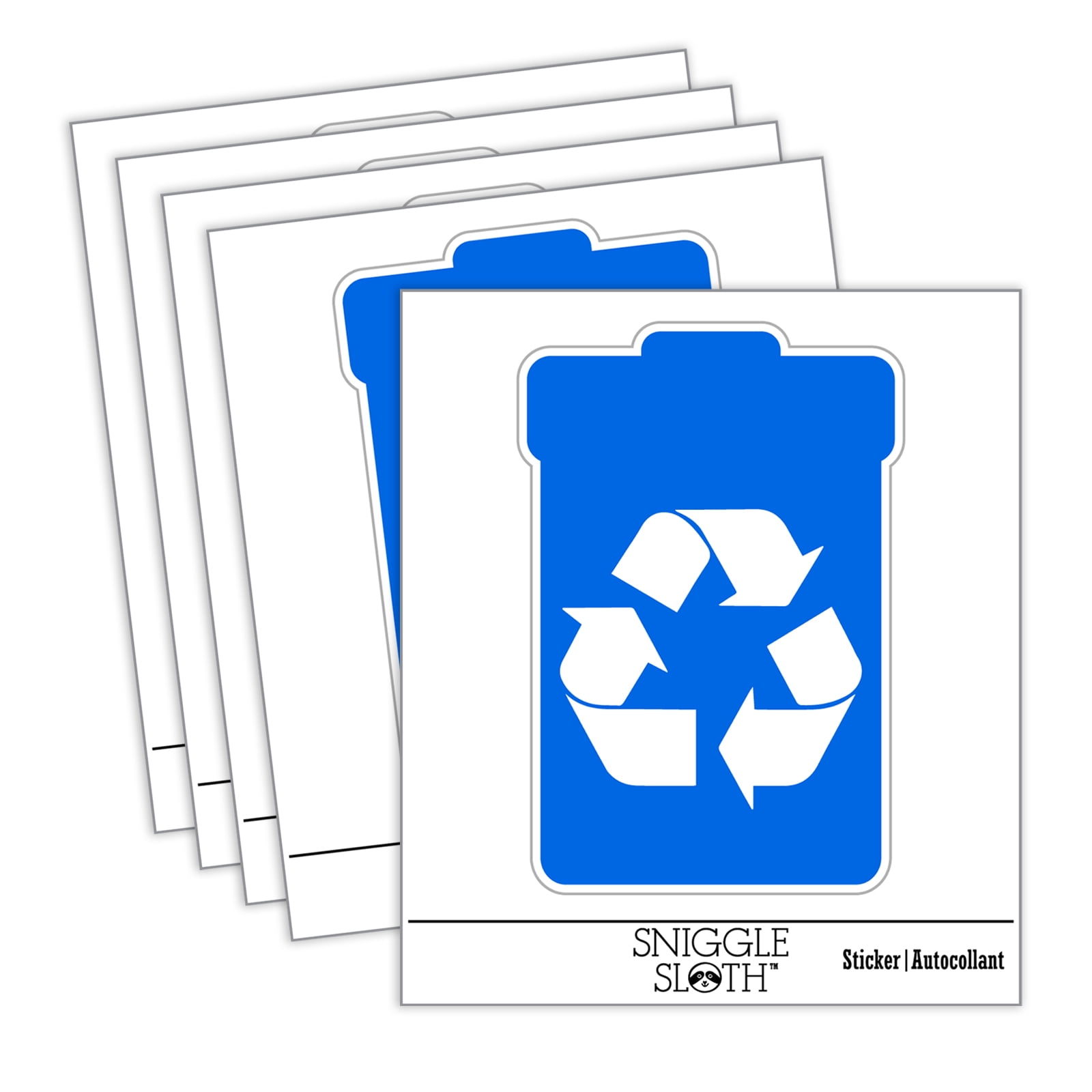 Recycle Can Solid Car Window Bumper Water Bottle Phone Tablet Laptop ...