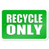 Recycle Only Sign - Walmart.com