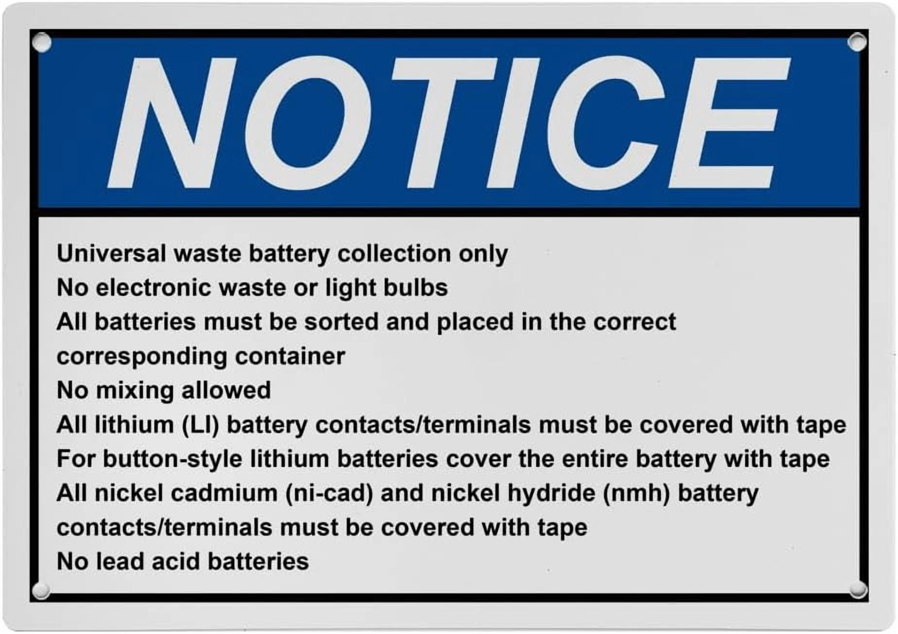 Recycle Sign #2 ANSI Safety Sign 8"x12" UV Resistant Plastic Indoor ...