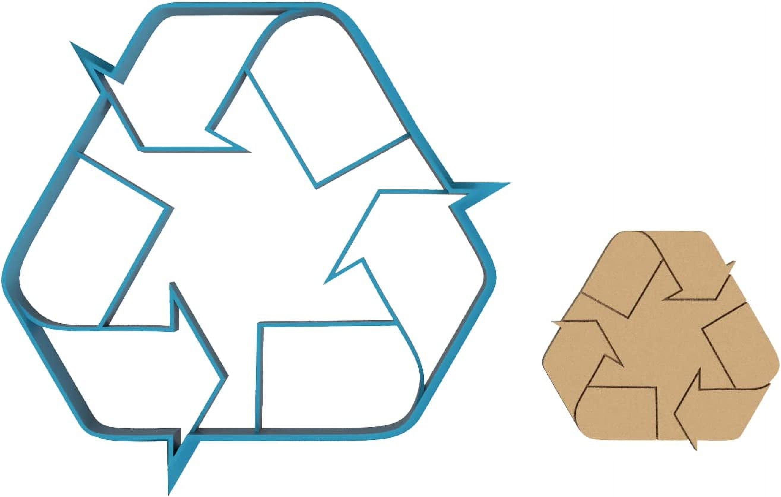Recycle Symbol Cookie Cutter - Recycling Save The Earth Trash Waste ...