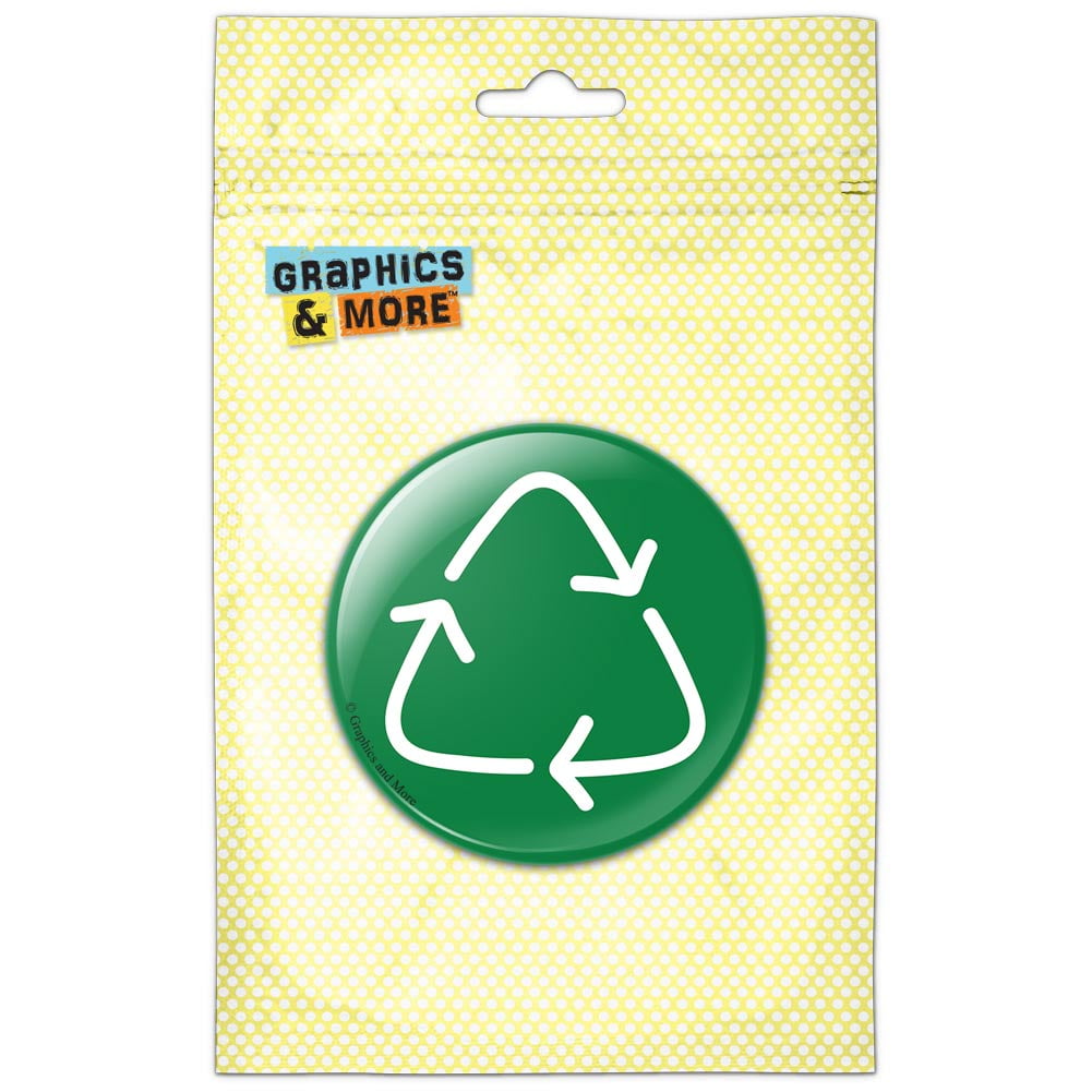 Recycle Symbol Refrigerator Button Magnet - Walmart.com