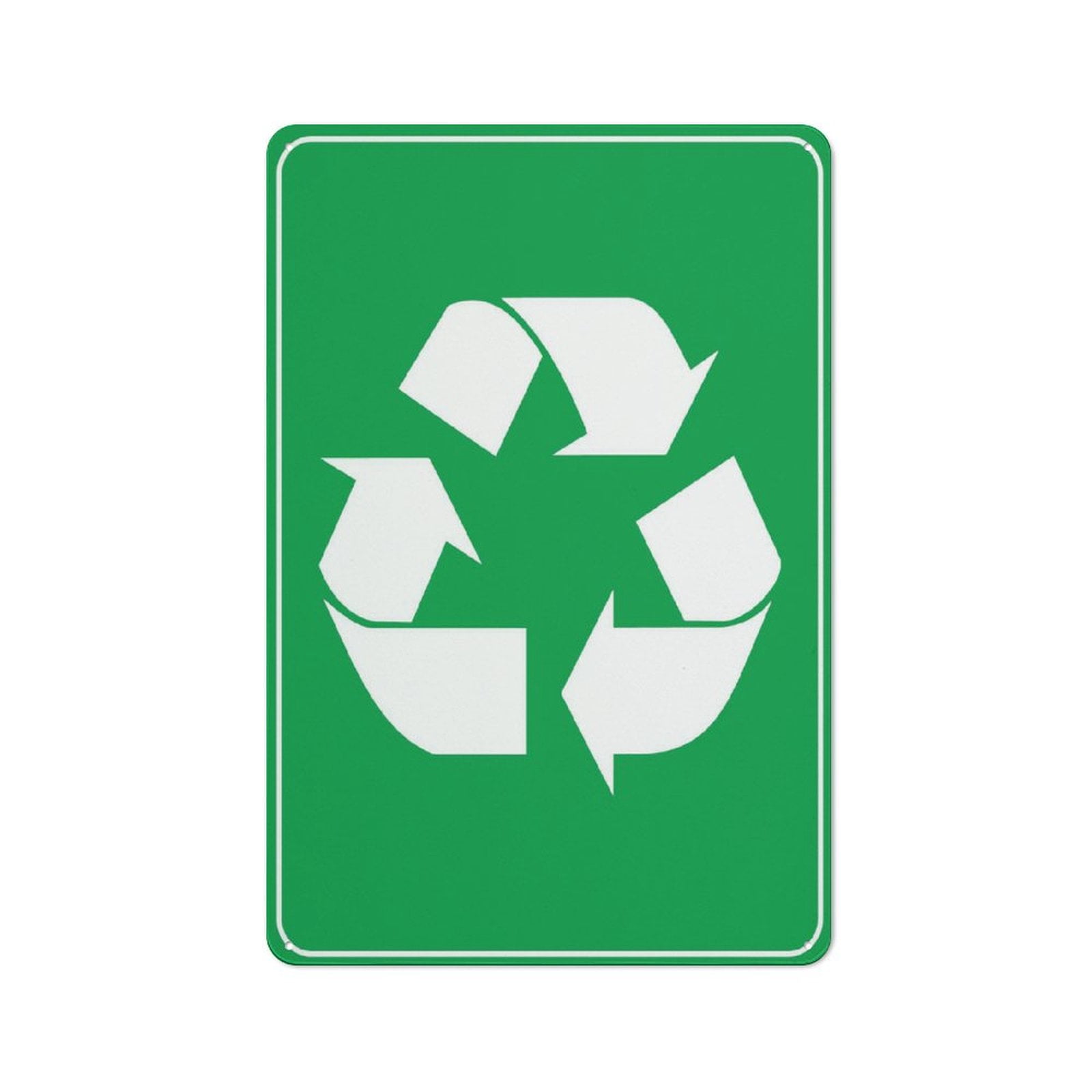 Recycle Symbol Sign 8 X 12 Inches Rust Free Aluminum - Uv Protected ...