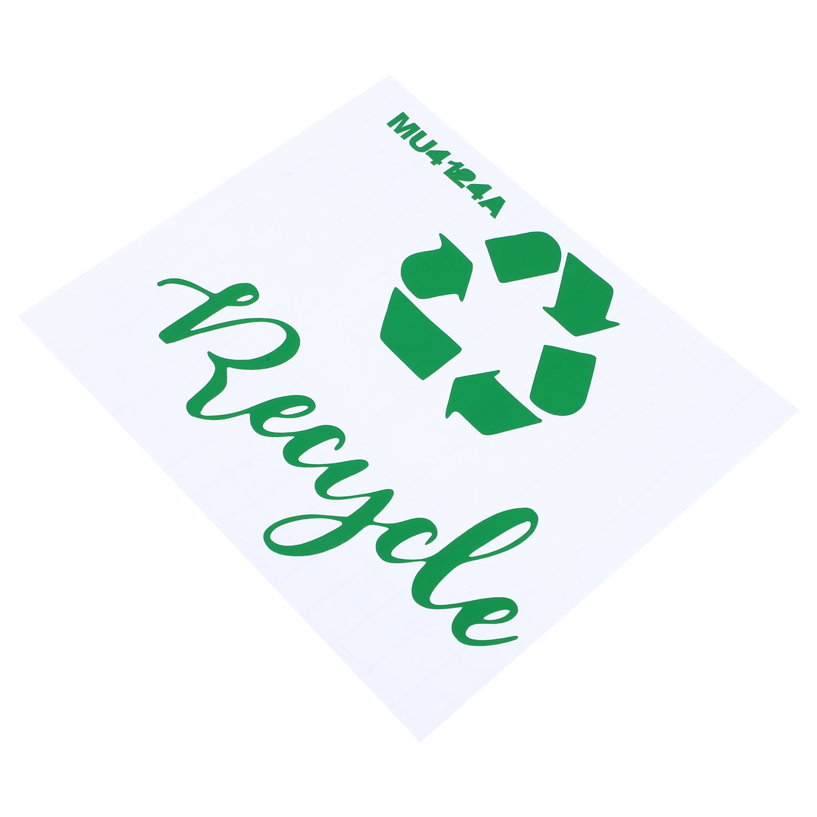 Recycle Trash Bin Sticker Green: Recycle Sign Decal Classification ...