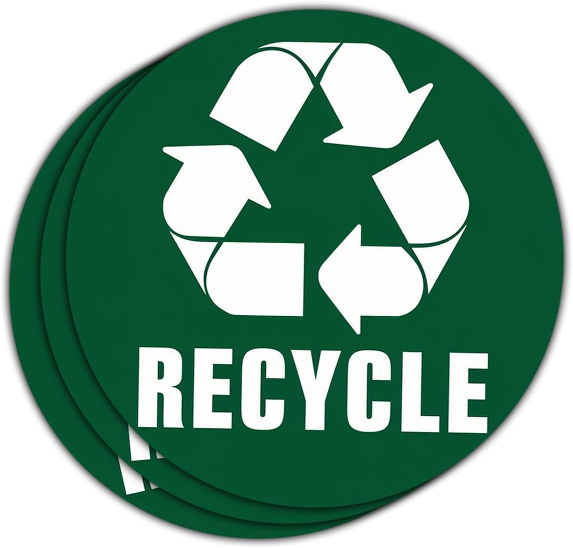 Recycle and Trash Decal Sticker, Recycle Bin Sticker Large, Trash ...