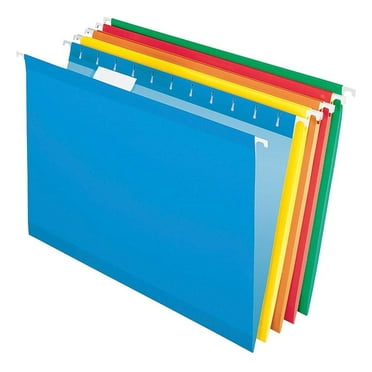 Pendaflex Glow Poly Hanging File Folders 81673 - Walmart.com
