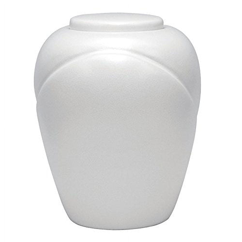 Recycled Material Biodegradable Cremation Urn - Large - Holds Up to 200 ...