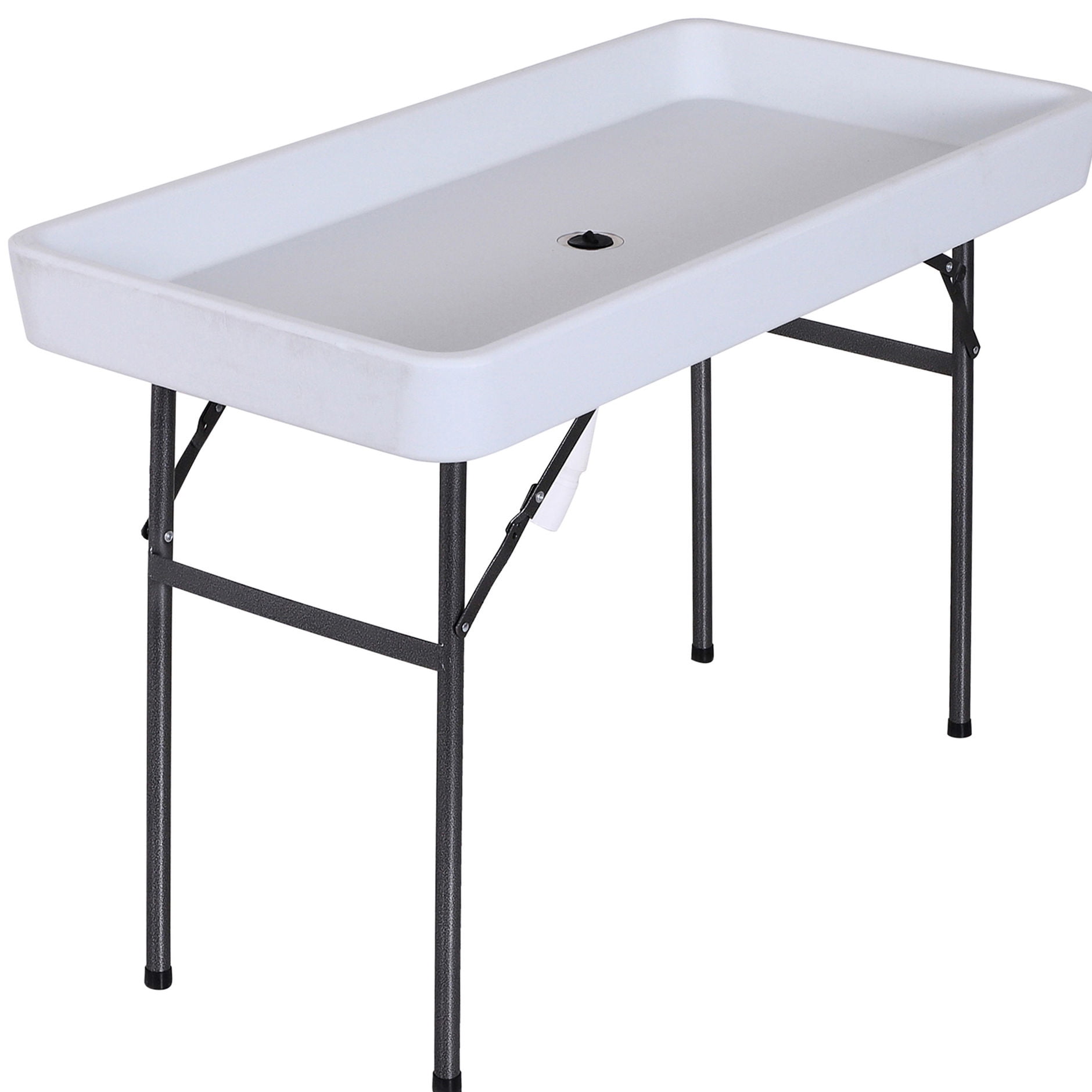 Recycled Material Portable Table+Water Drainage System”-“Ice Party ...