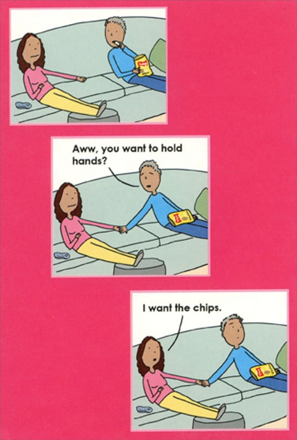 Recycled Paper Greetings I Want The Chips Funny Romantic Valentine's ...