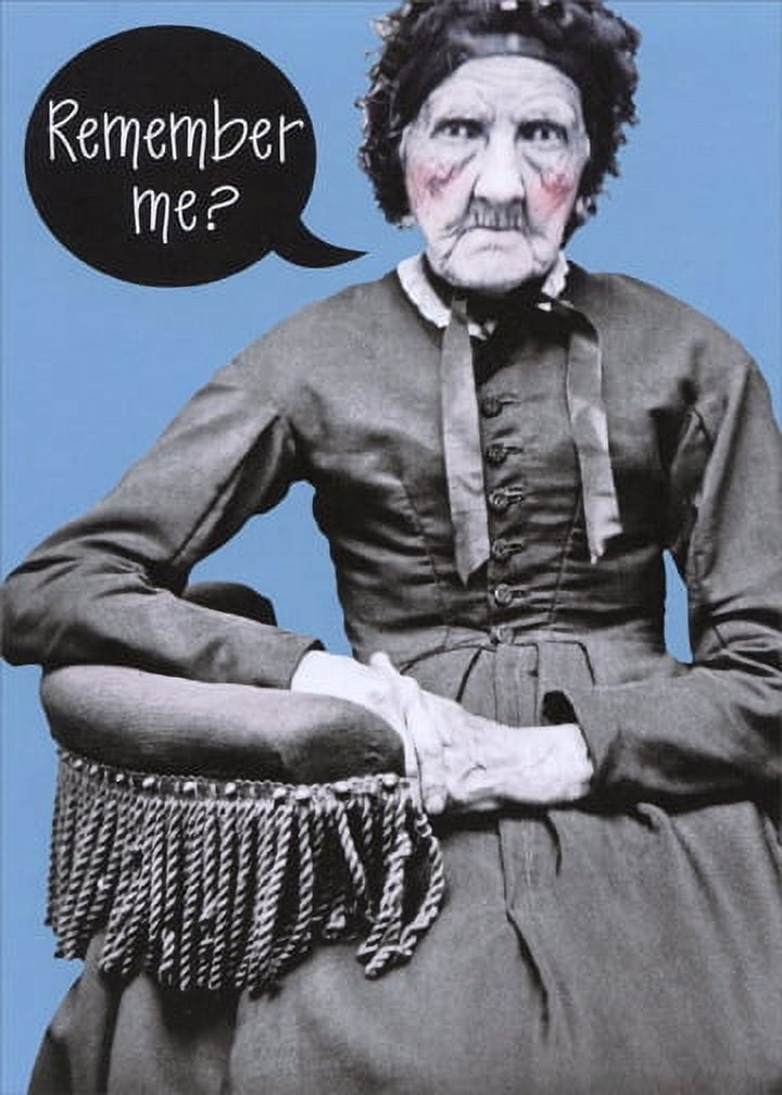 Recycled Paper Greetings Adult Happy Birthday Card, Vintage Photo Funny ...