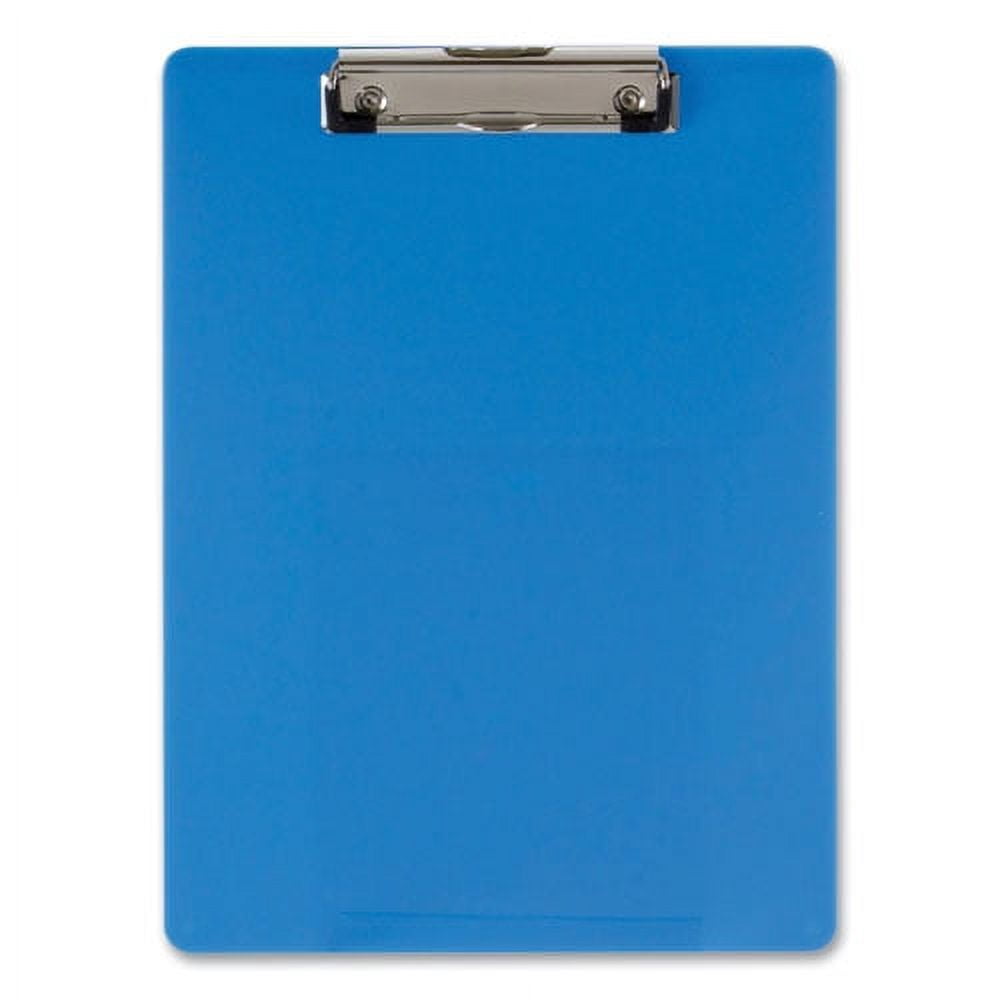 Recycled Plastic Clipboard, Holds 8.5 x 11 Sheets, Blue | Bundle of 10 ...
