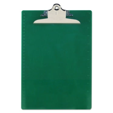 Saunders Hardboard Clipboard, 6" x 9", Memo Size, Durable, Lightweight ...