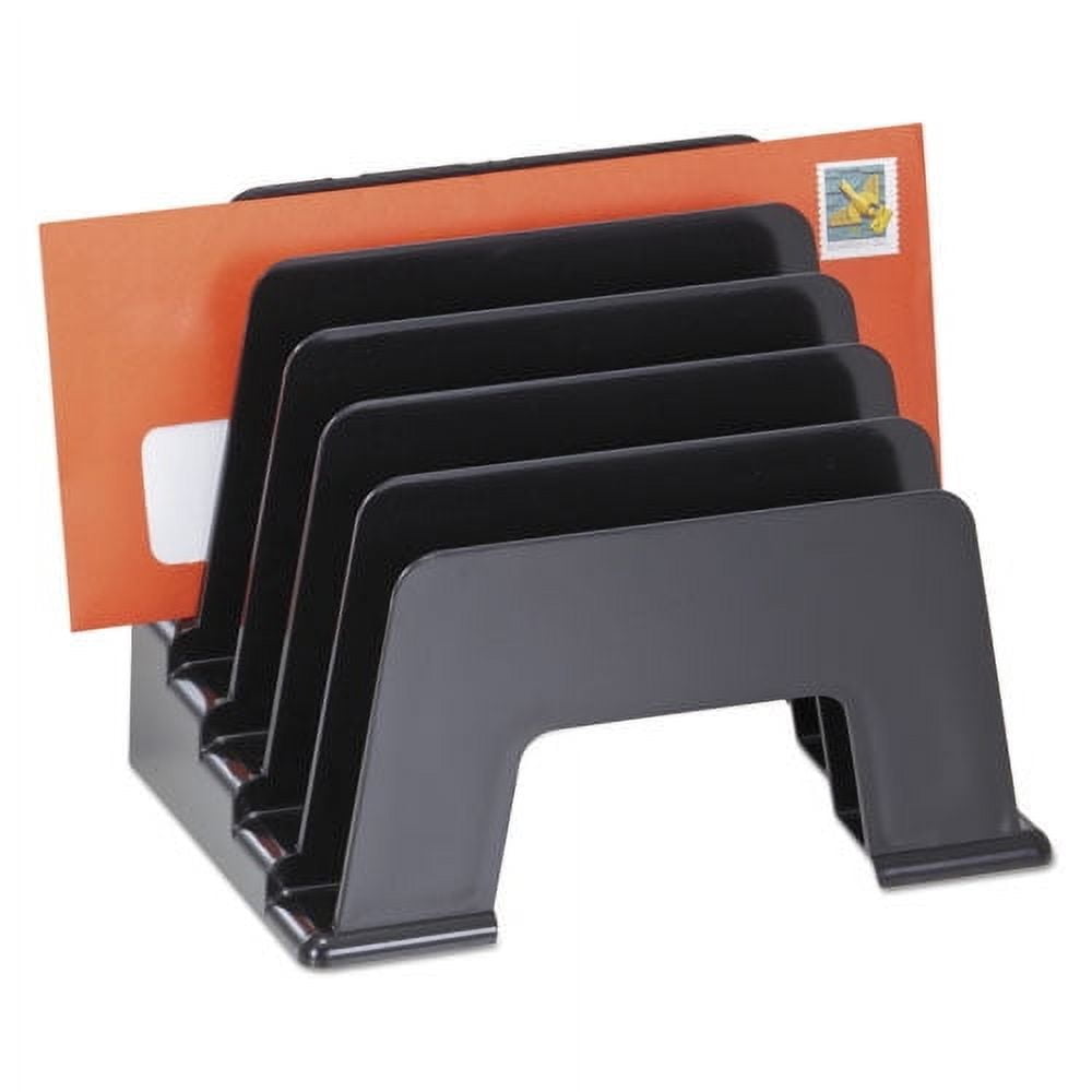 Recycled Plastic Incline Sorter, 5 Sections, Dl To A5 Size Files, 8" X ...