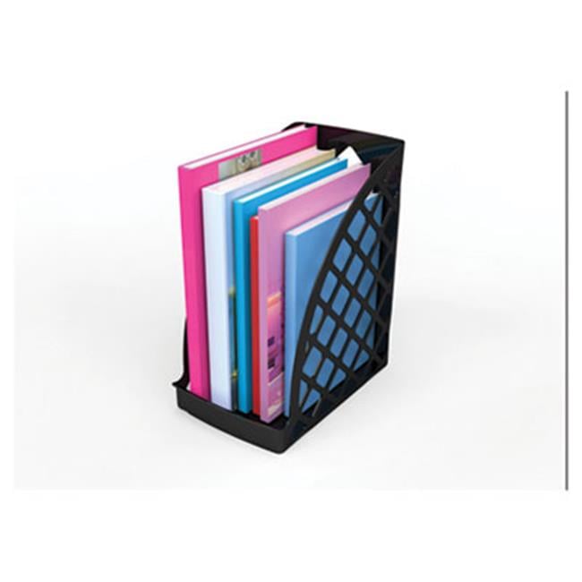 Recycled Plastic Large Magazine File- 6 .25 x 9 .5 x 11 .75- Black ...