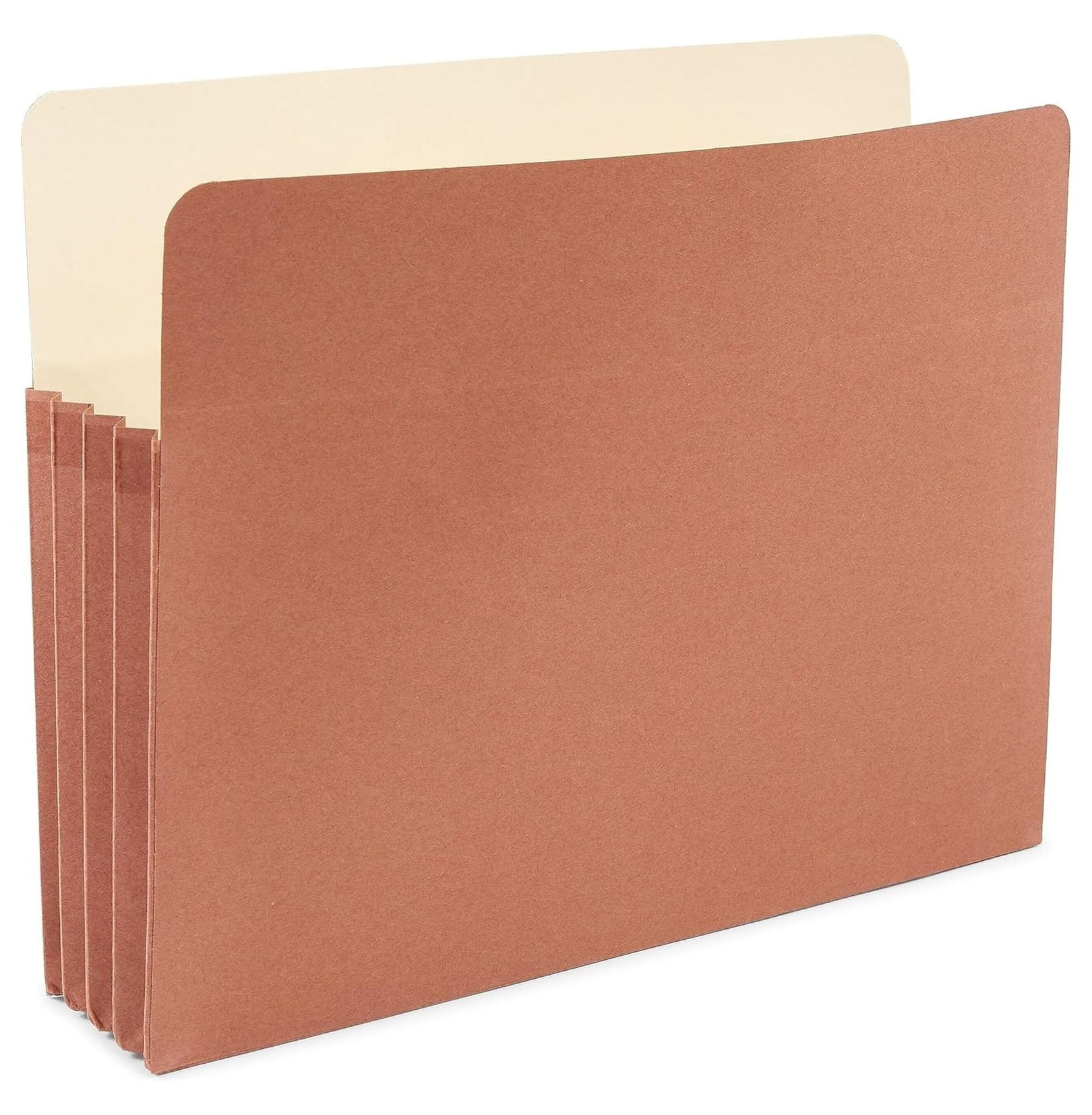 Recycled Reinforced File Pocket, 3 1/2-inch Expansion, Letter Size ...
