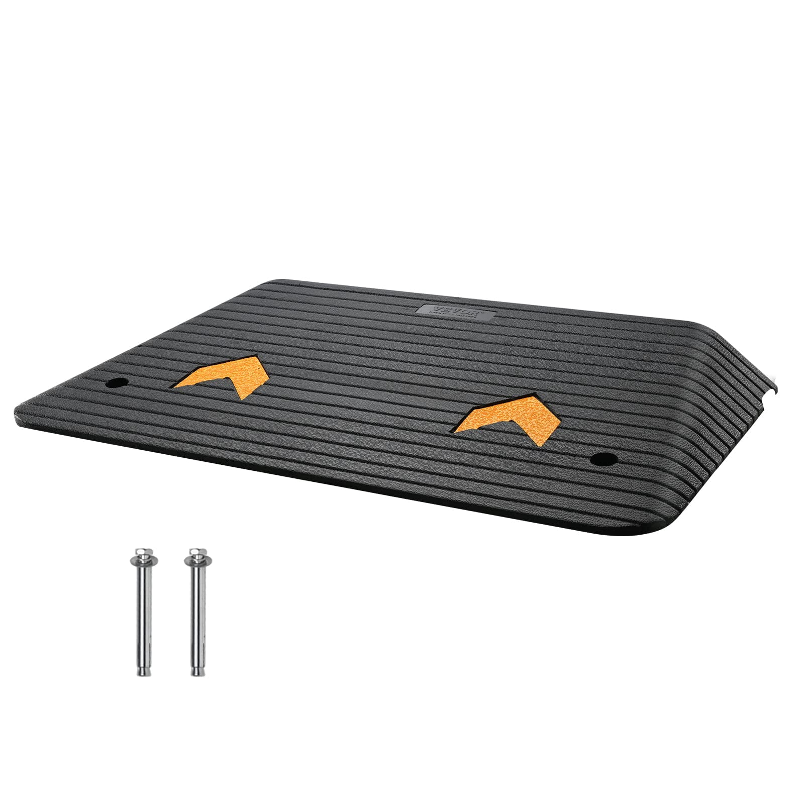 Recycled Rubber Curb Ramp 3.5" Rise, High Load Capacity Anti-Slip ...