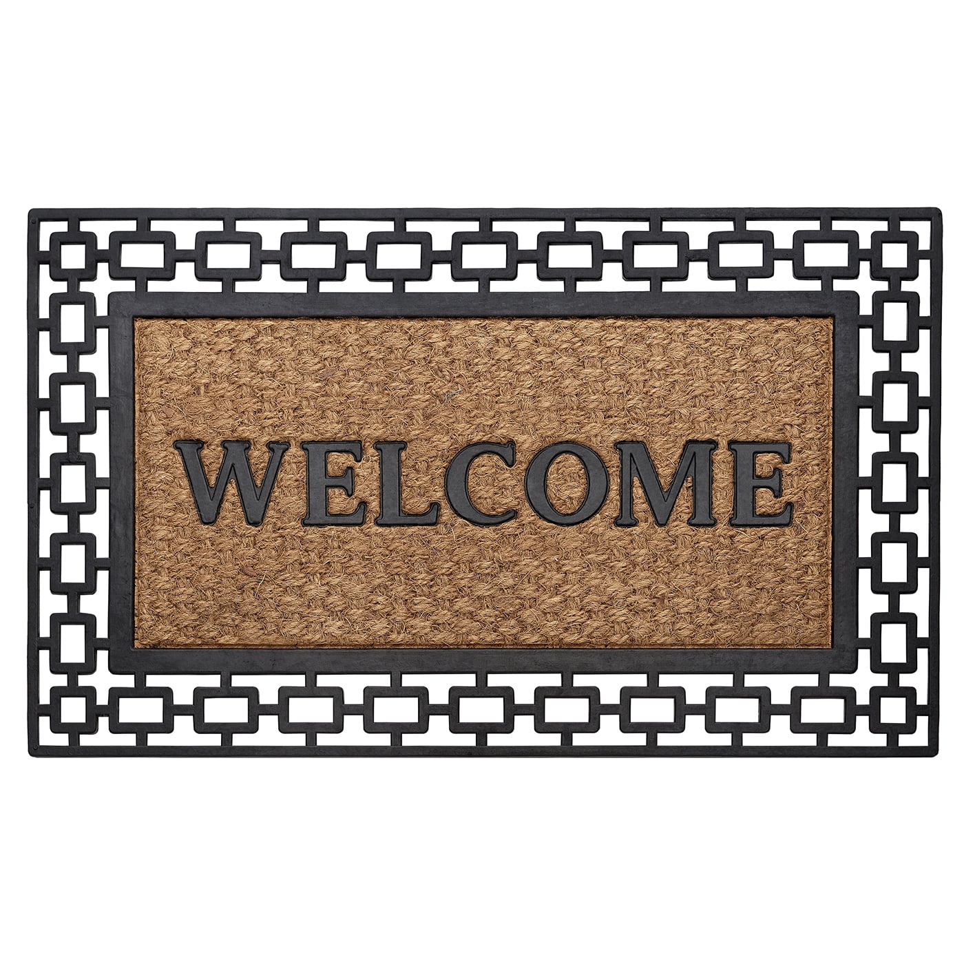 Recycled Rubber Door Mats, Outdoor/Indoor Durable & Easy to Clean All ...
