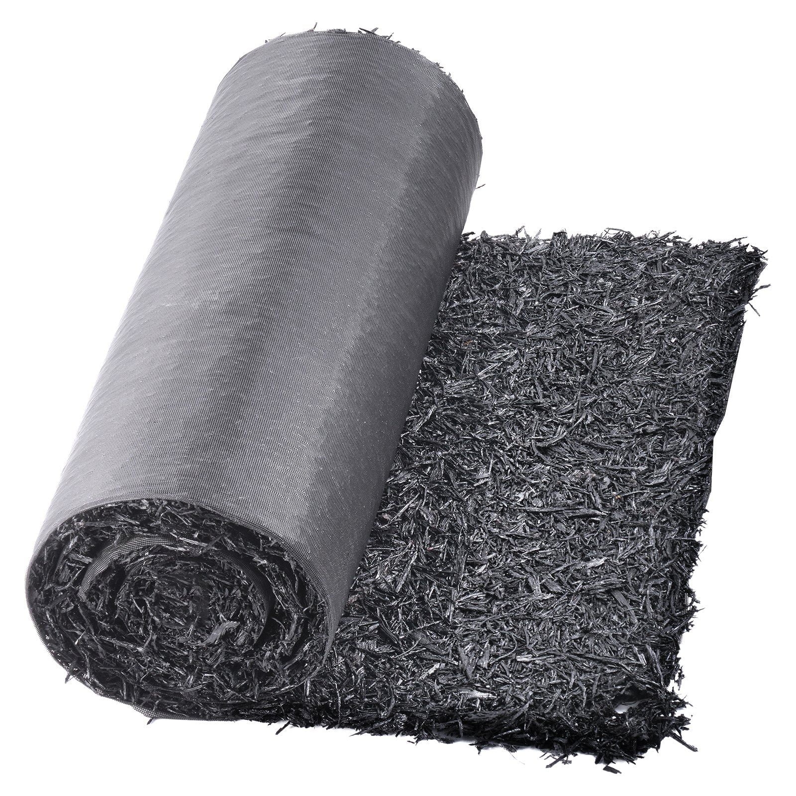 Recycled Rubber Garden Edging 96 x 22 Inch, All-Weather Permanent Mulch ...