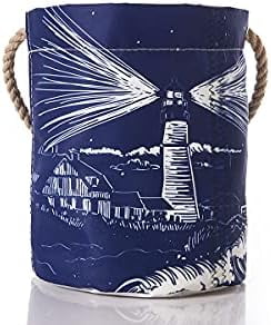 Recycled Sail Cloth Lighthouse Beacon Bucket Bag Reusable Utility Bag ...