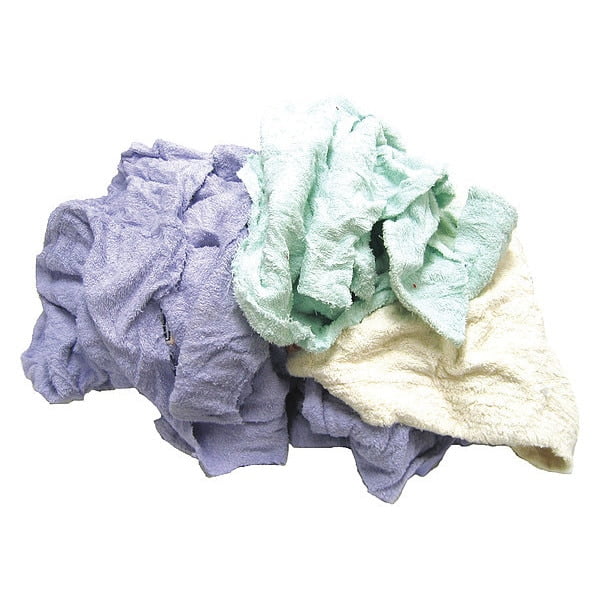 Manufacturer Varies Recycled Terry Cloth Rags 25 lb. Varies, Assorted ...