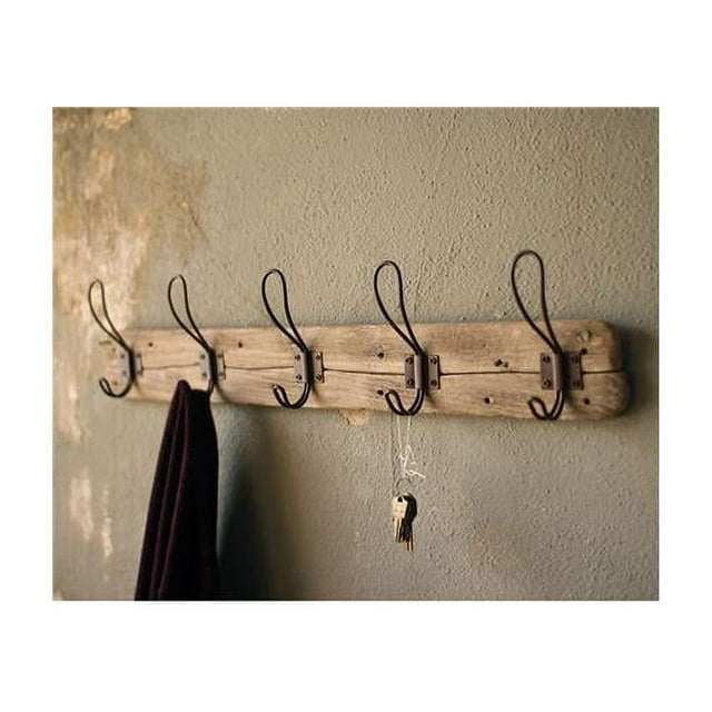 Recycled Wood Rustic Storage Hook, Wooden Key Holder for Hanging in ...