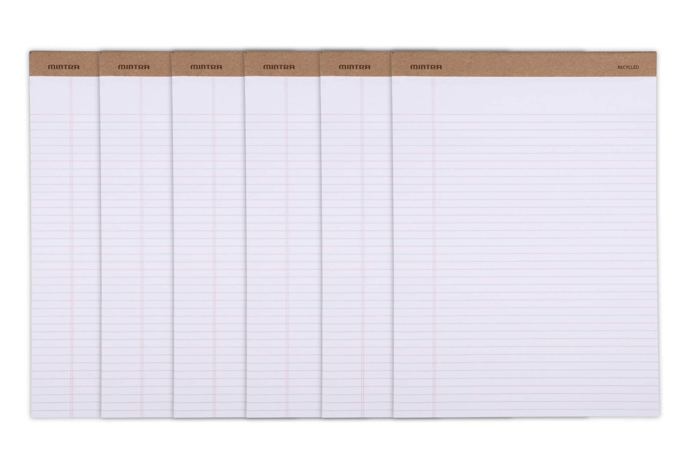 Recycled Writing Pads - 6 Pack - Walmart.com
