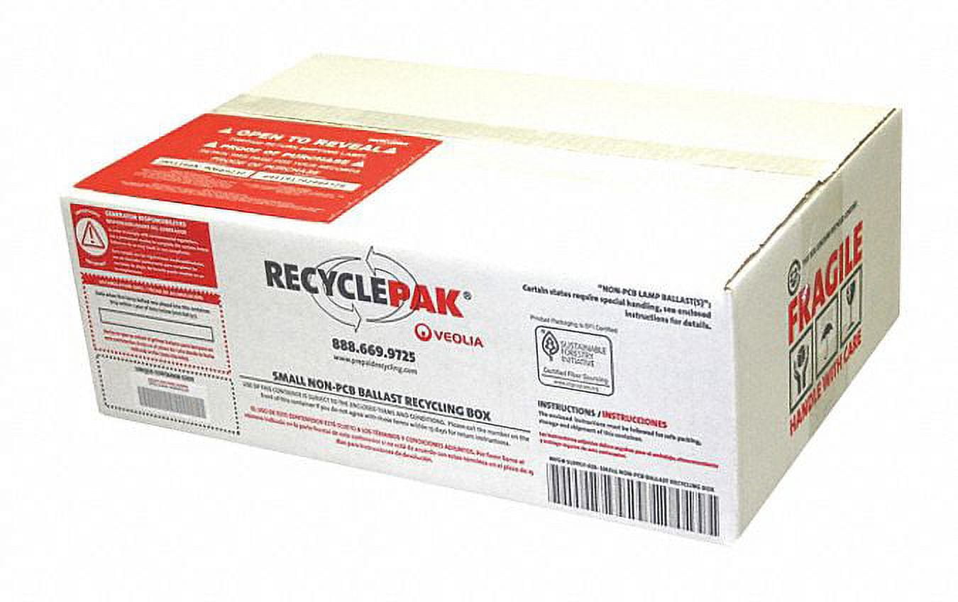Recyclepak Ballast Recycling Box,Non-PCB Supply-328 - Walmart Business ...