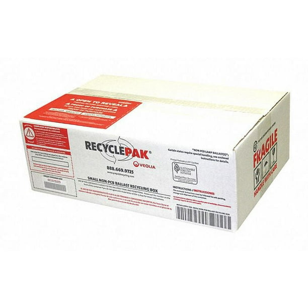 Recyclepak Ballast Recycling Box,Non-PCB Supply-328 - Walmart Business ...