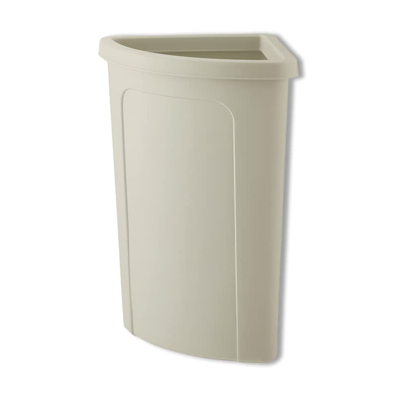 Recycling Bin, 21 Gallon Corner Round Trash Can, Crack-Resistant ...