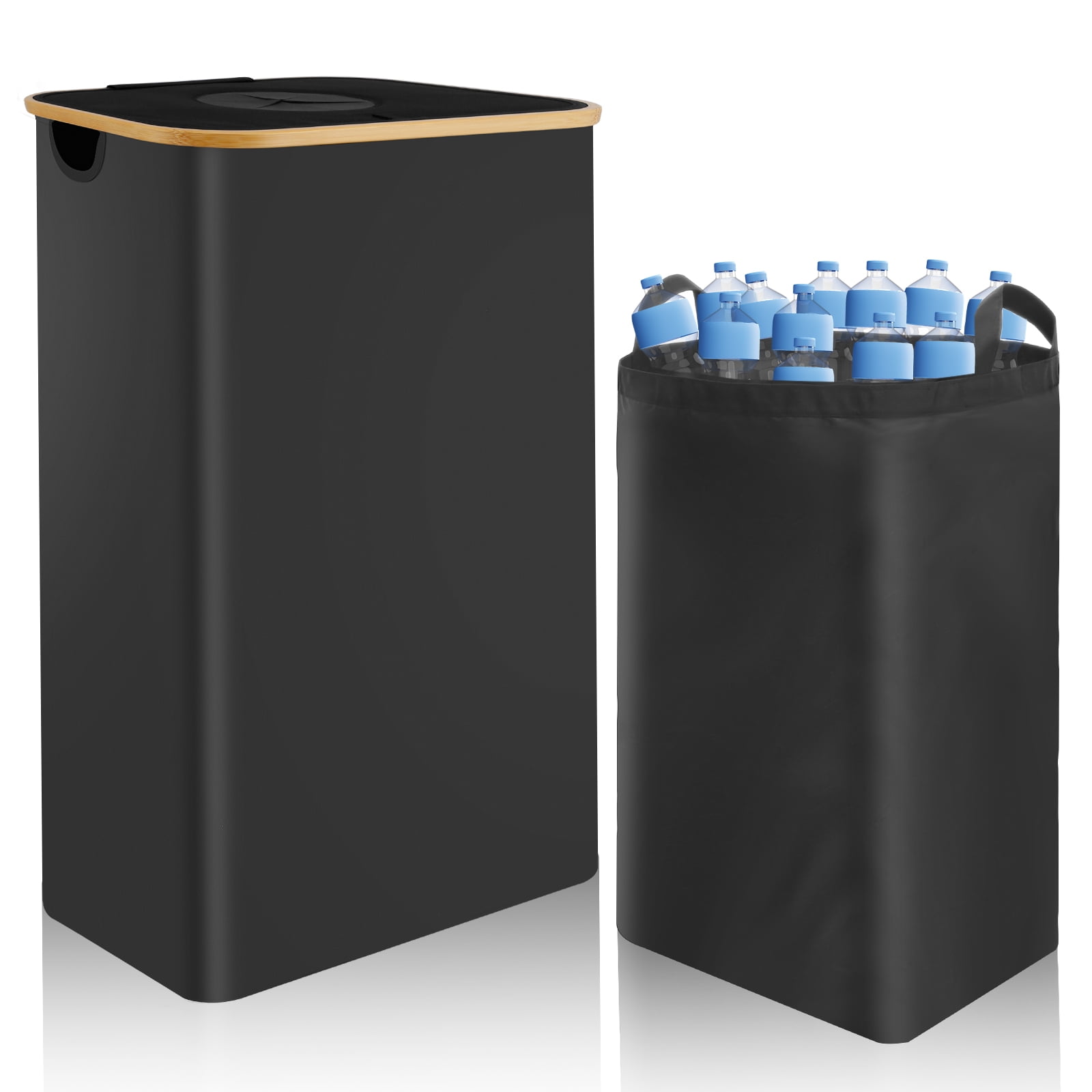Recycling Bin for Kitchen Indoor Home Recycle Bin 28 Gallon with Lid ...