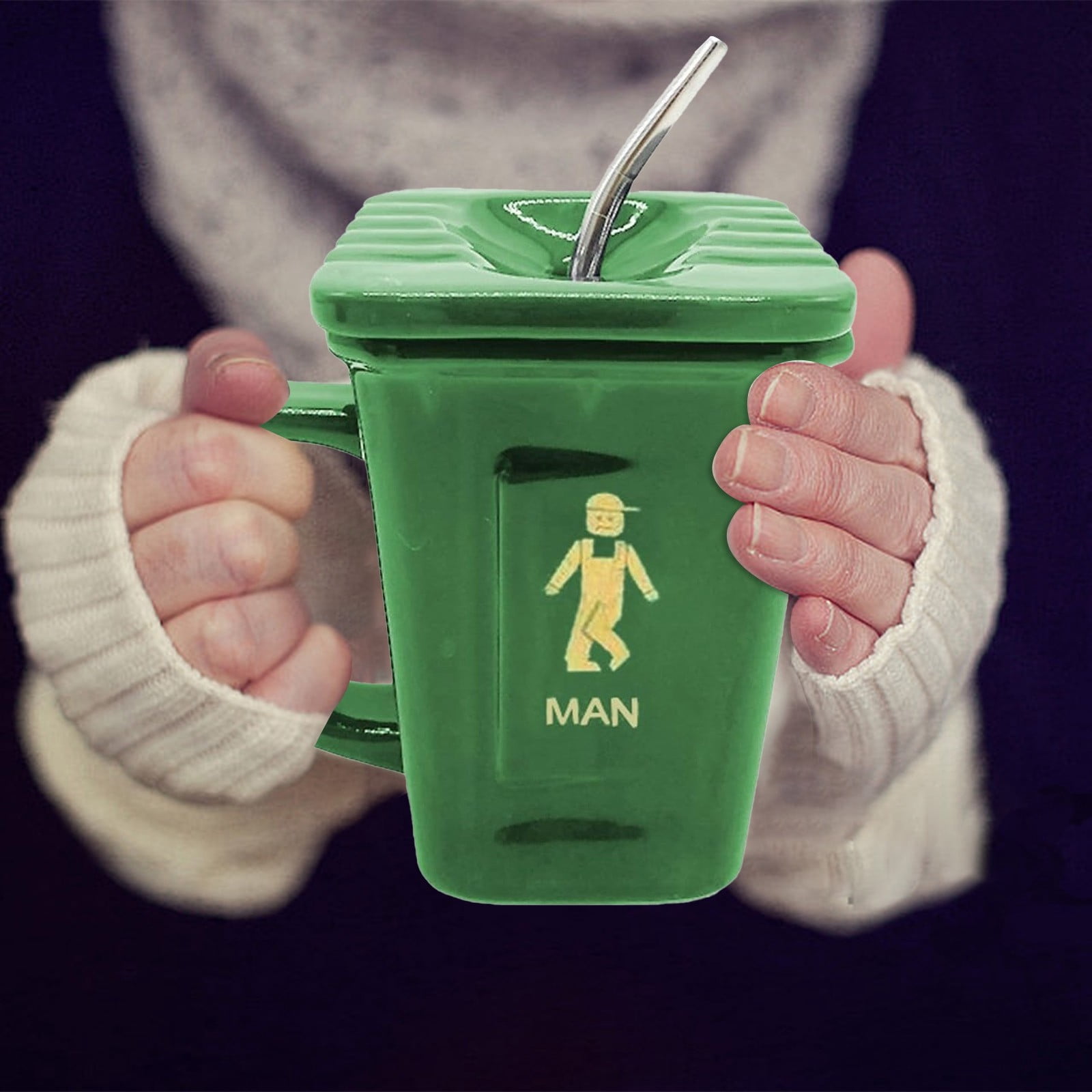 Recycling Can Can Coffee Mug 450ml Funny Can Cup With Handle Unique ...